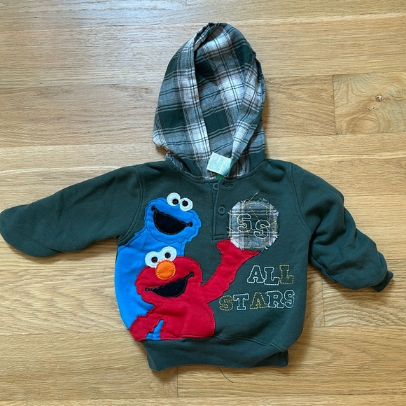 Sesame Street | Shirts & Tops | Sesame Street Elmo Cookie Hooded ...